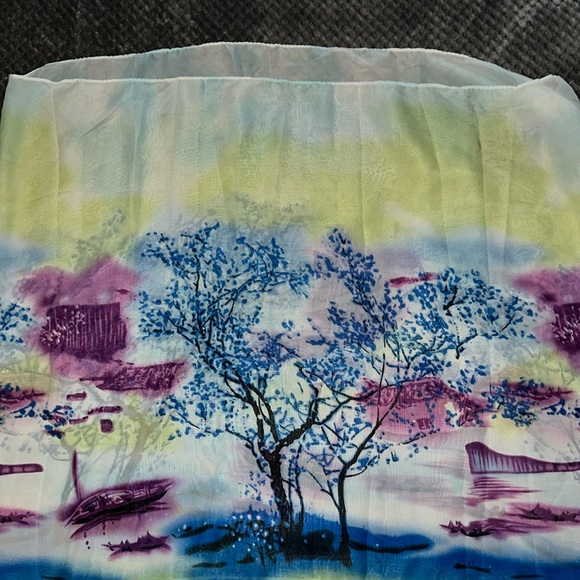 Accessories | Vintage Wrap Scarf Gorgeous Asian Inspired Design | Poshmark